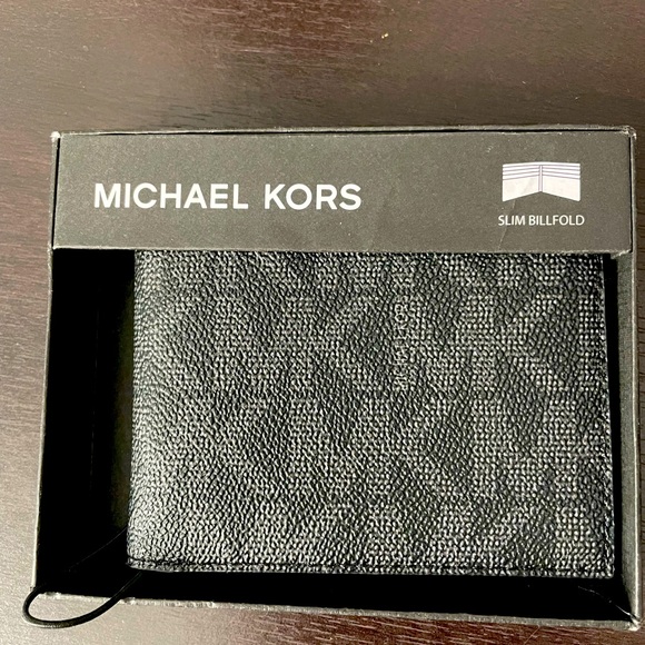 MICHAEL Michael Kors | Bags | Nwt Michael Kors Slim Billfold Mens ...